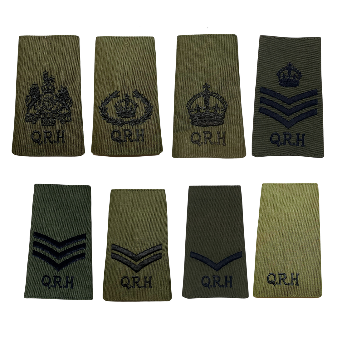 Olive Rank Slides - NCO & Other Ranks – QRH Direct